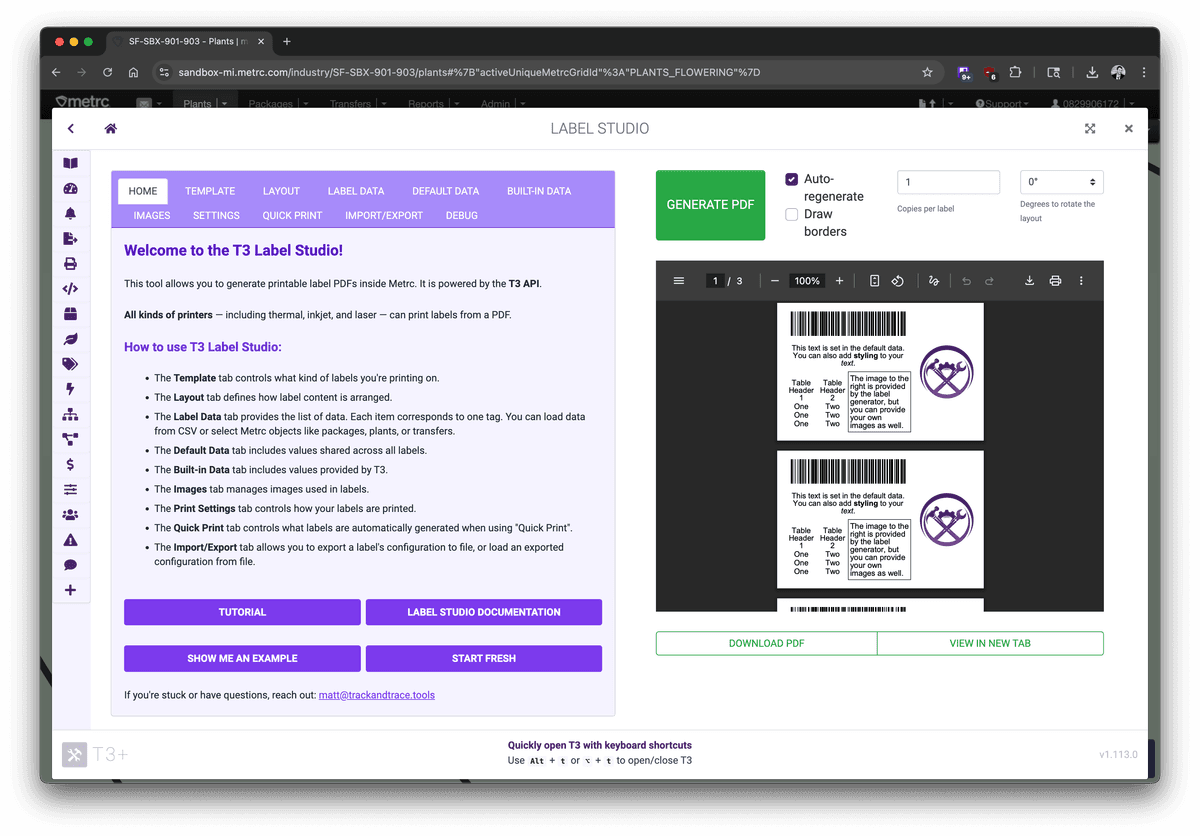 Track & Trace Tools | Free Metrc Cannabis Compliance Software